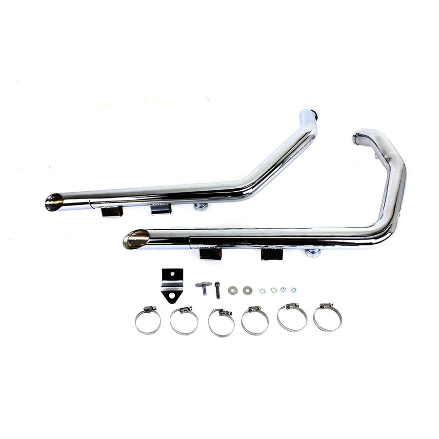 Sportster Drag Pipe Set w/Heat Shields - 2014-UP Models – TC Bros